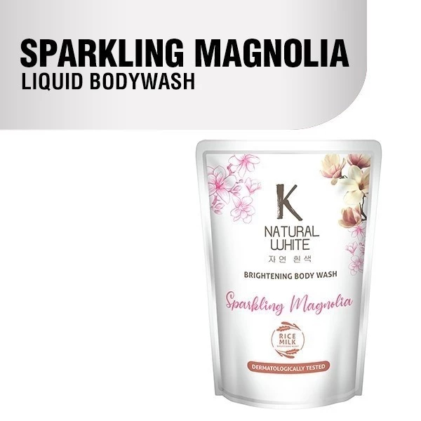 Jual K Natural White Sabun Mandi Cair Magnolia Pouch 400 ml | Shopee ...