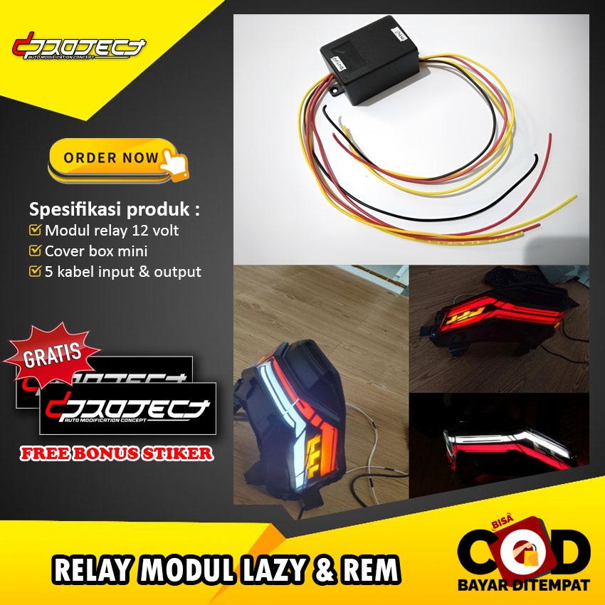 Jual Modul lazy stoplamp 12 volt / Modul lampu senja dan rem belakang ...