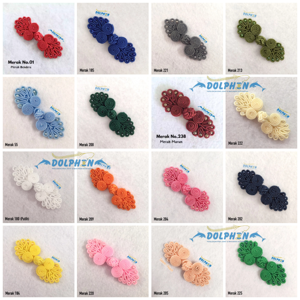 Jual Kancing Shanghai / Cheongsam Seri Merak | Shopee Indonesia