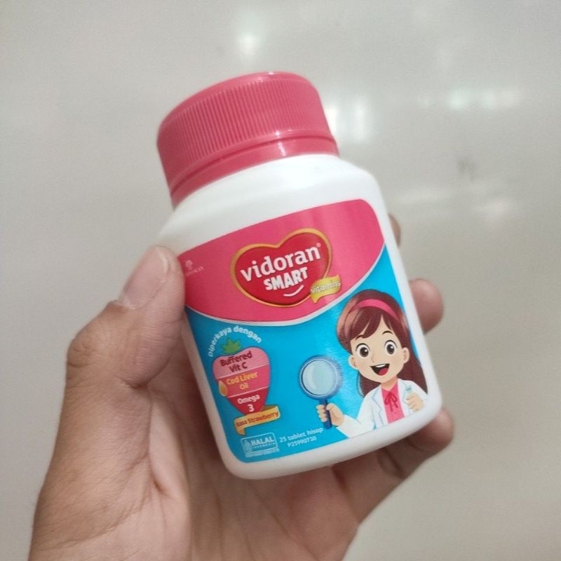 Jual Vidoran Smart 25 tablet hisap cod liver oil omega 3 Anak | Shopee ...