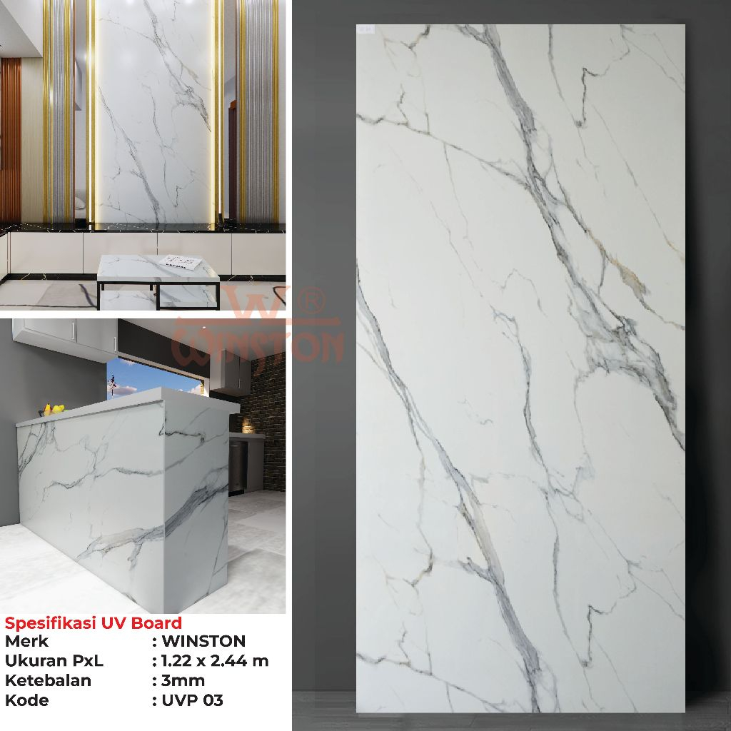 Jual UV Board Pvc Sheet Marmer Top Table Granite UVP Marble Wall Board ...