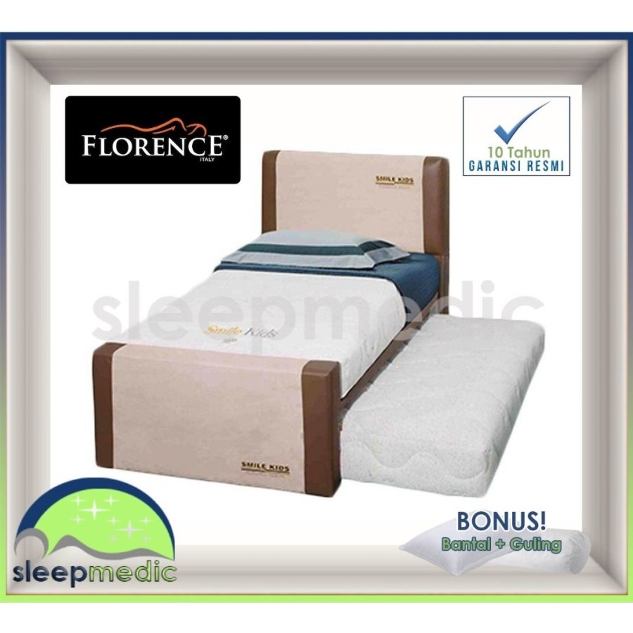 Jual FLORENCE SpringBed 3in1 SMILE KIDS ( Full SET ) 100 120 | Shopee ...