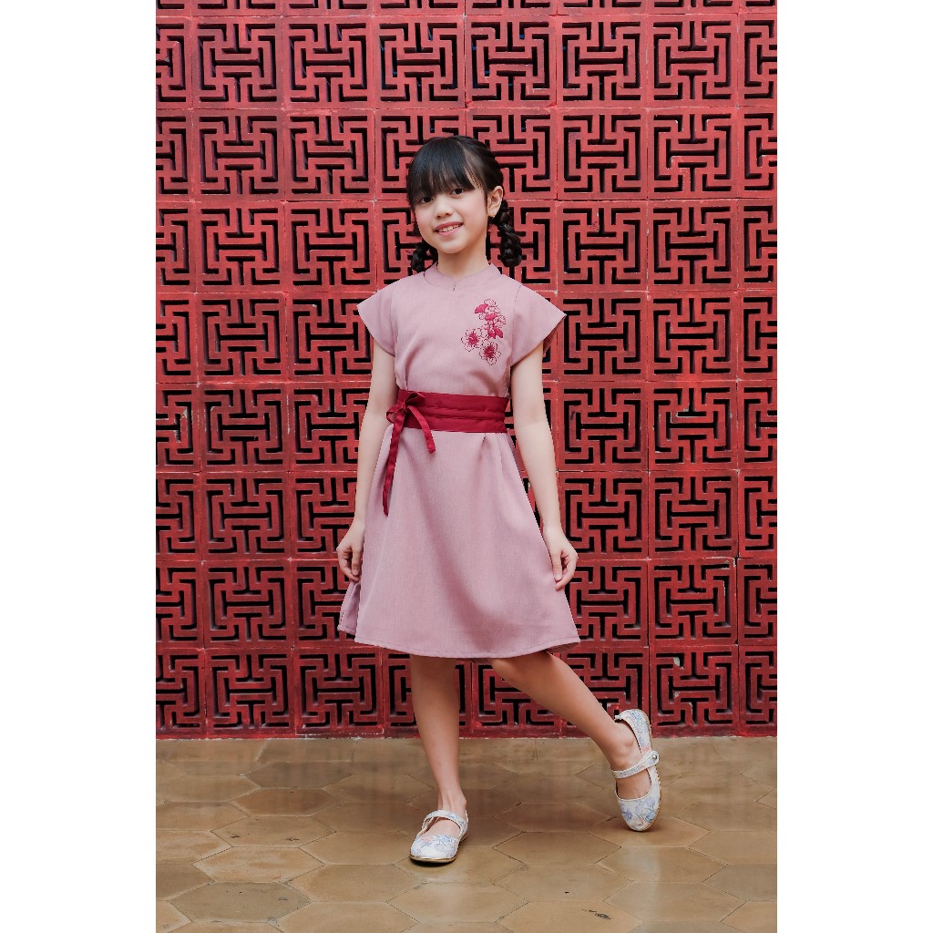 Jual Little Glam Dress Imlek Pink - Dress Anak Perempuan - Eternity ...