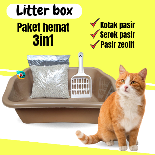 Jual Kotak Kotoran Kucing Baskom Pasir Kucing Bak Pasir Kucing Besar ...