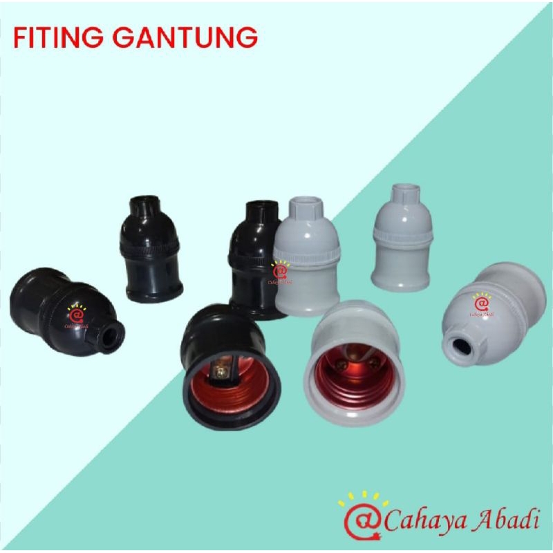 Jual Fiting Fitting Gantung Hitam Putih LINDER | Shopee Indonesia