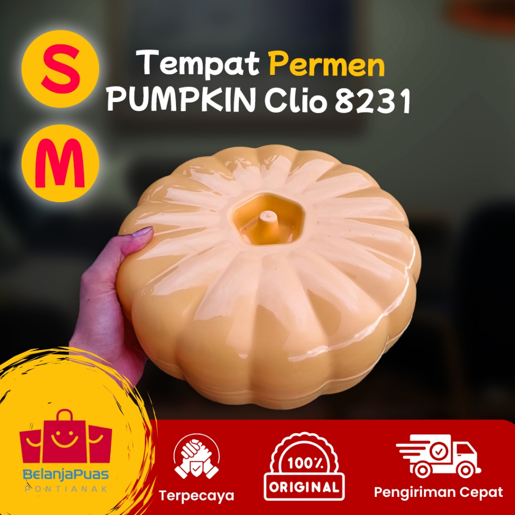 Jual Tempat Permen Plastik PUMPKIN CLIO Ukuran S Dan M ( 8231 & 8230 ...