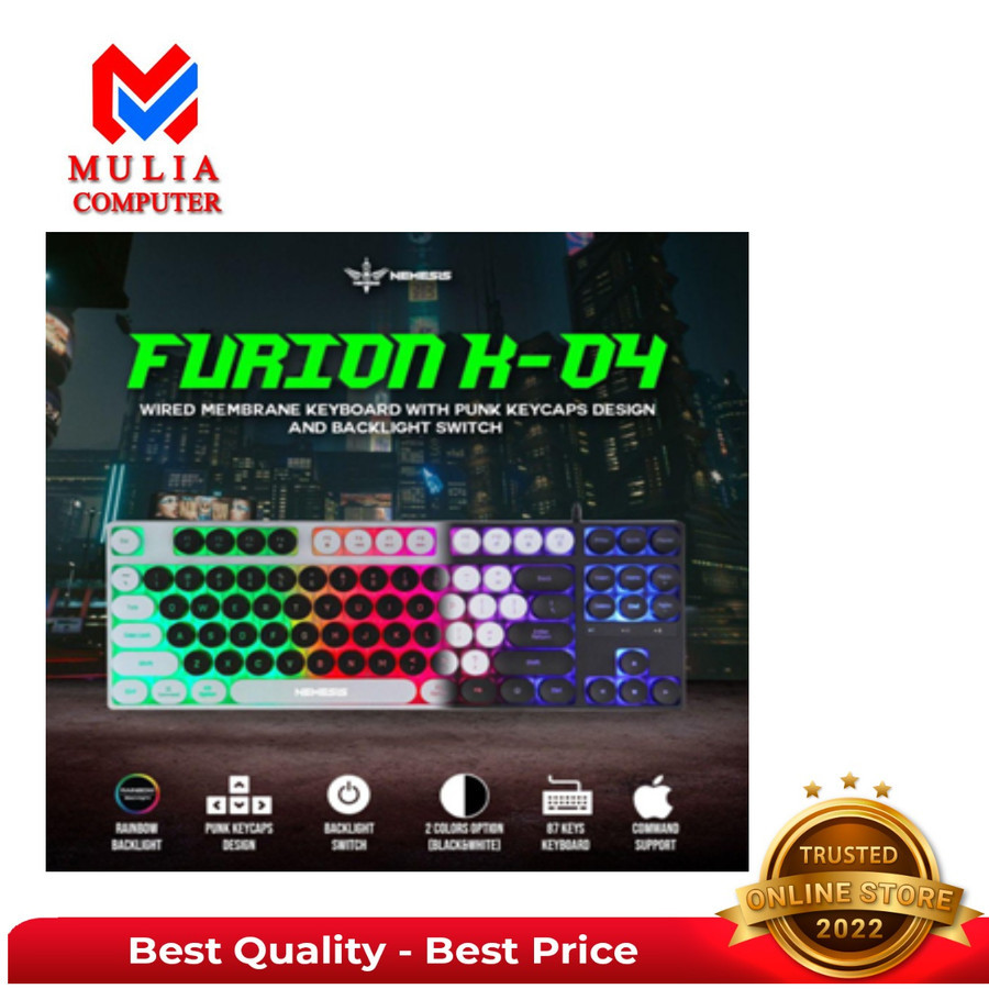 Jual Keyboard GAMING NYK Nemesis FURION K-04 / NYK Furion K04 | Shopee Indonesia