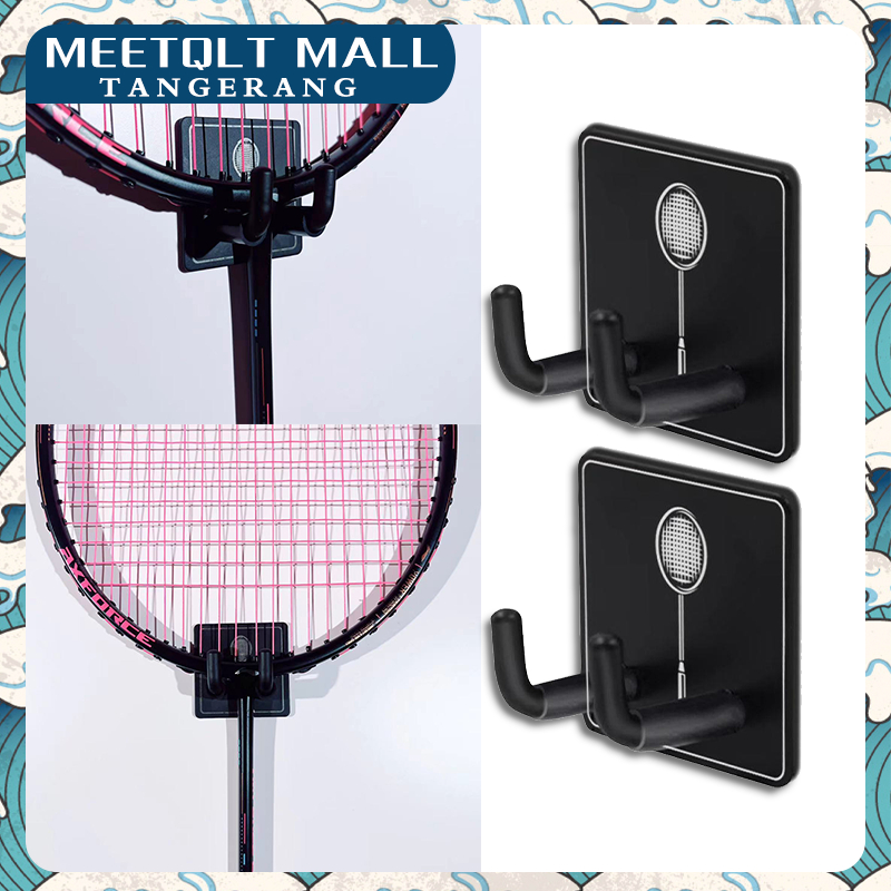 Jual Gantungan Raket Bulu-Badminton Racket Storage Rack-Metal Tennis ...