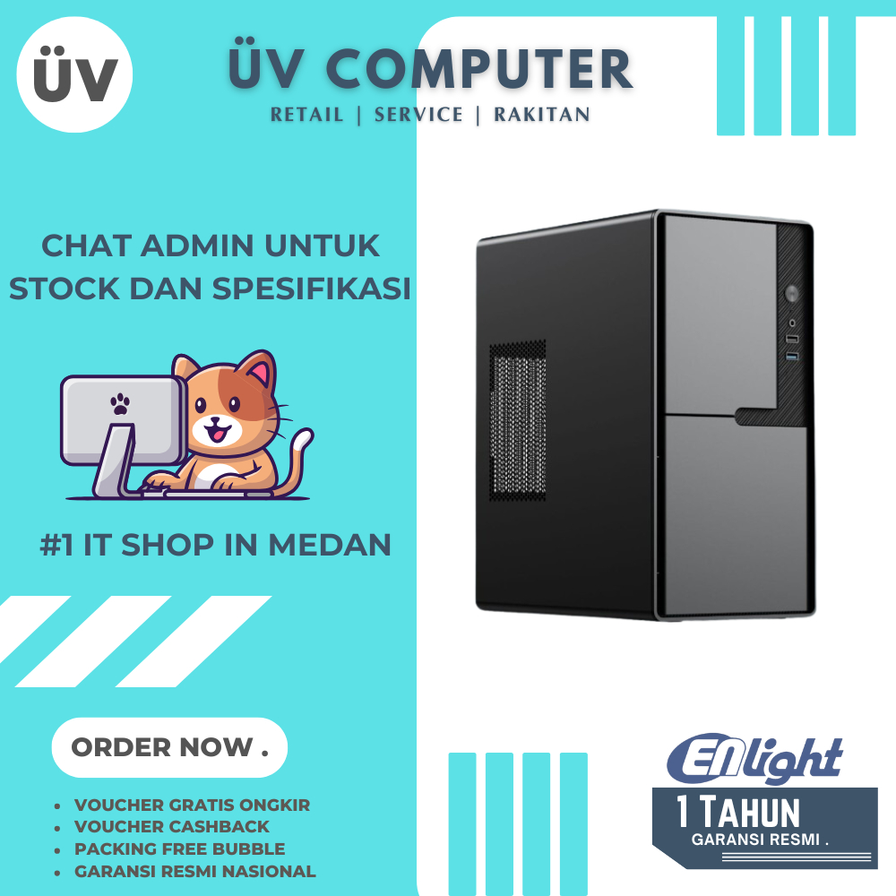 Jual Casing PC Komputer Enlight Infinity EN-220 | Mini Tower | Micro ...