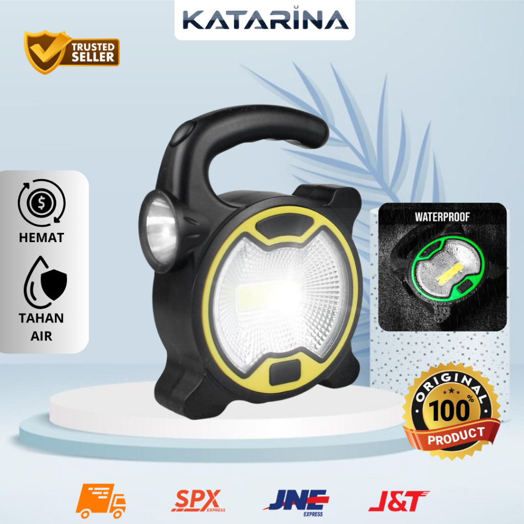 Jual SENTER LED COB WORK LIGHT - Lampu Handle Portable - Senter LED ...