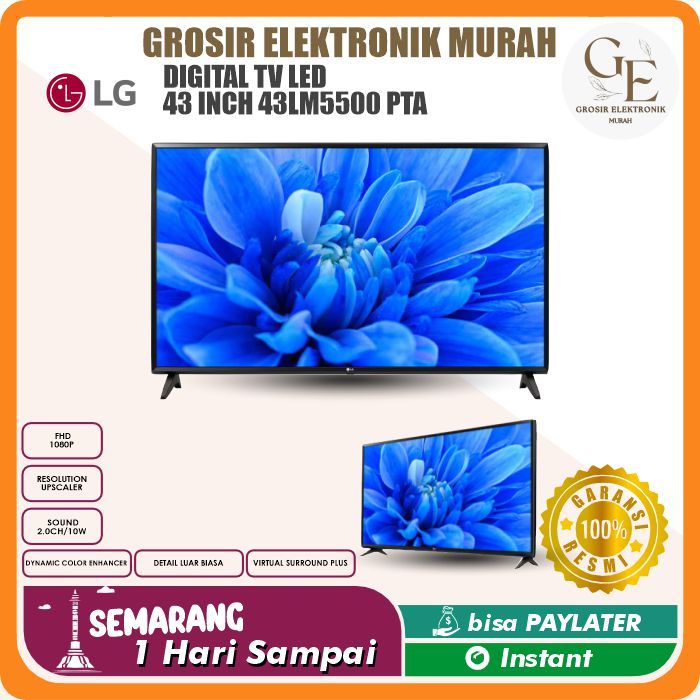 Jual LG TV DIGITAL LED 43 inch 43LM5500 PTA / 43LM5500PTA LM550 Full HD ...