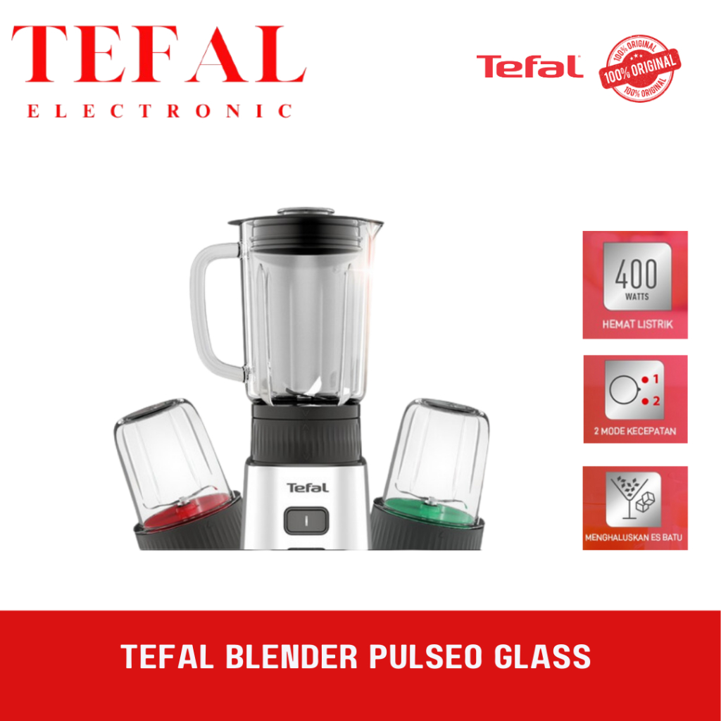 Jual Tefal Blender Pulseo Glass Low Watt | Shopee Indonesia
