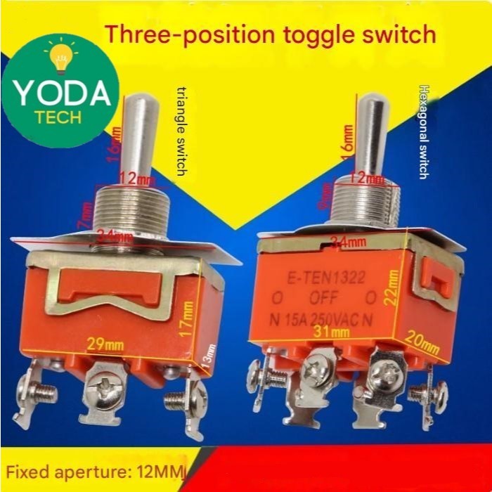 Jual Forward and Reverse Switch Button 3 pin/ 6 pin (8585) | Shopee ...