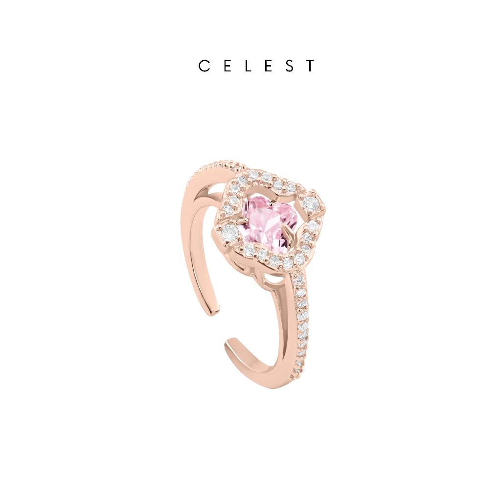 Jual Celest - Lillá Rose Gold Ring Jewelry | Aksesoris Perhiasan Cincin Wanita Lapis Emas Asli ...