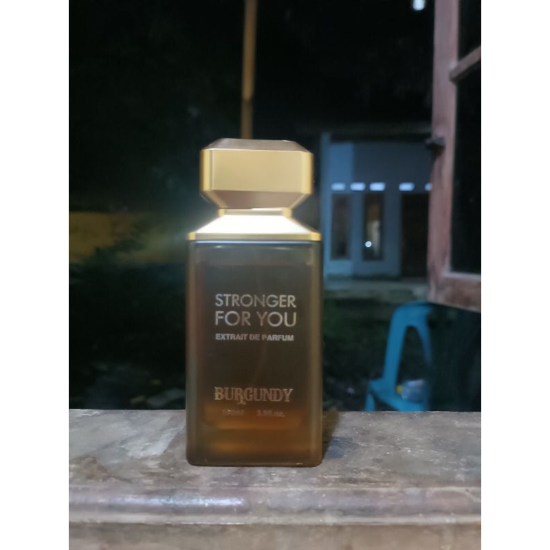 Jual Burgundy Stronger For You 100 Ml (Extrait) | Shopee Indonesia