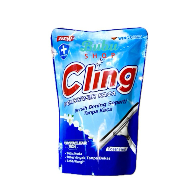 Jual CLING pembersih kaca (pouch 400ml) | Shopee Indonesia