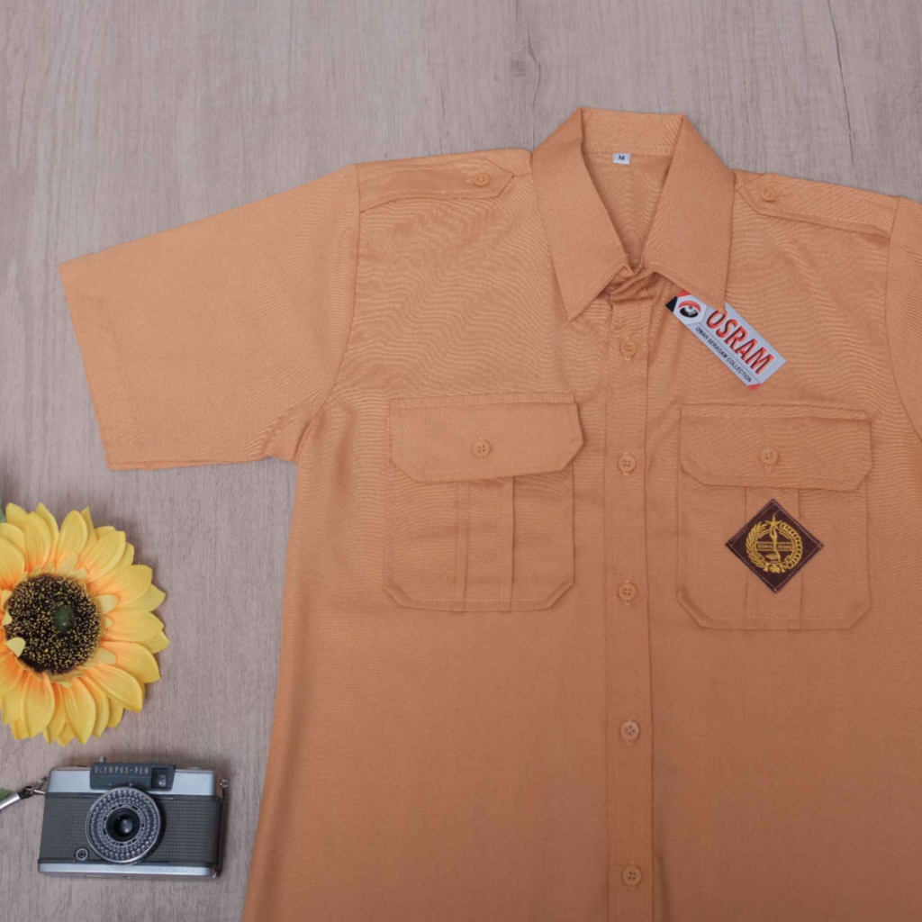 Jual OSRAM - Baju Pramuka SD SMP Lengan Pendek Logo Bordir (Kain Oxford ...