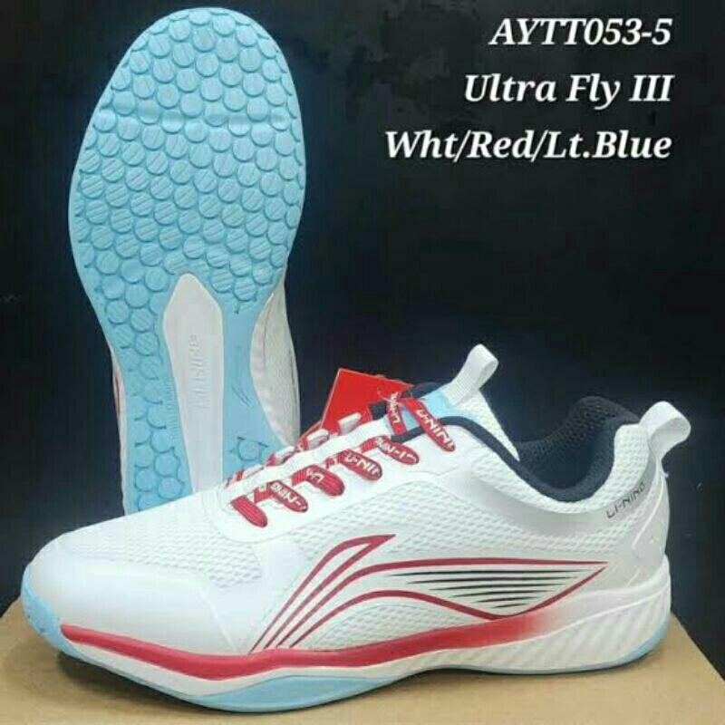 Jual Sepatu Badminton Bulutangkis Lining Ultra Fly Dijamin Original ...