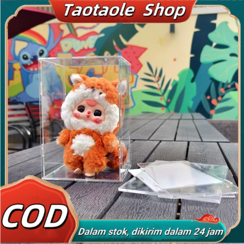 Jual Acrylic labubu V2 Display Box labubu Macaron Bob Mart upset duck ...