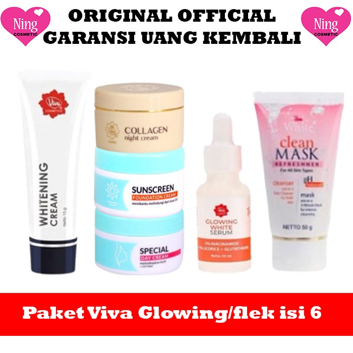 Jual VIVA PAKET FLEK HITAM MEMBANDEL MENCERAHKAN DAILY LENGKAP 6IN1 ...