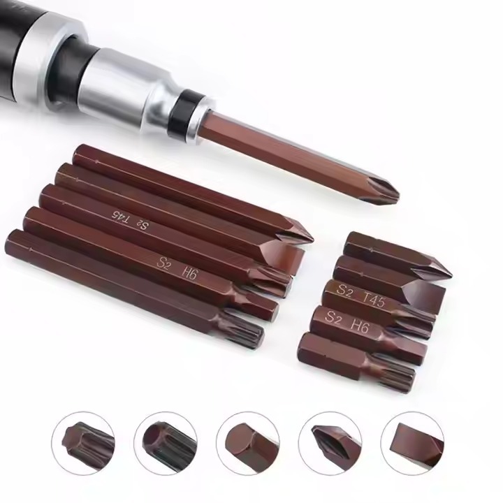 Jual Mata Obeng Ketok Plus Minus PH2 PH3 8 x 80 mm Heavy Duty Bits ...