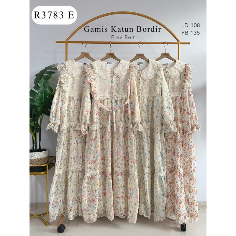 Jual Gaun Bunga Lengan Panjang | Shopee Indonesia