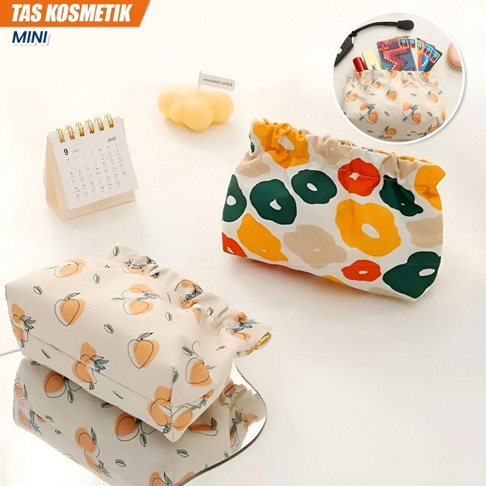 Jual Tas Pouch Mini Travel Motif Elegant Penyimpanan Kosmetik Pembalut ...