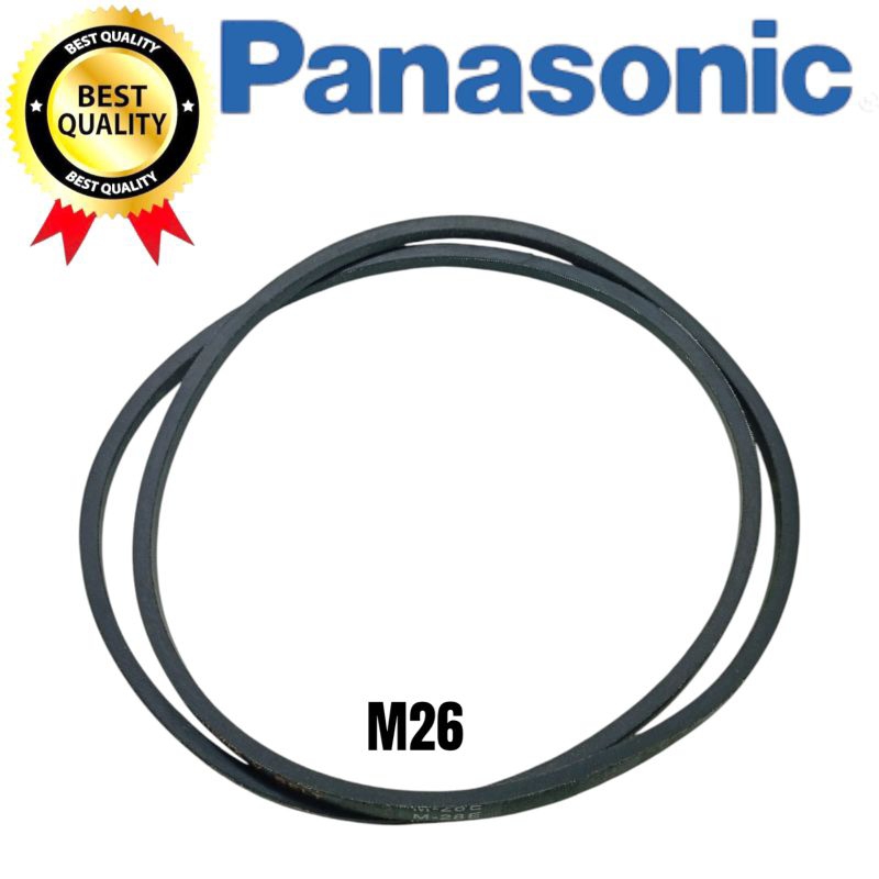 Jual FAN BELT V-BELT MESIN CUCI 2 TABUNG PANASONIC UKURAN M26 | Shopee ...