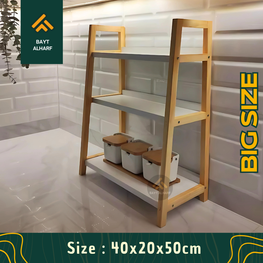 Jual Rak Bumbu Dapur Estetik Serbaguna Susun 3 Tingkat Big Size ...