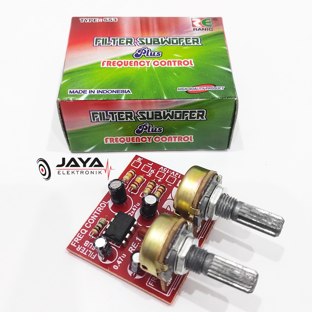 Jual Kit Filter Subwofer Plus Frequency Control RANIC | Shopee Indonesia