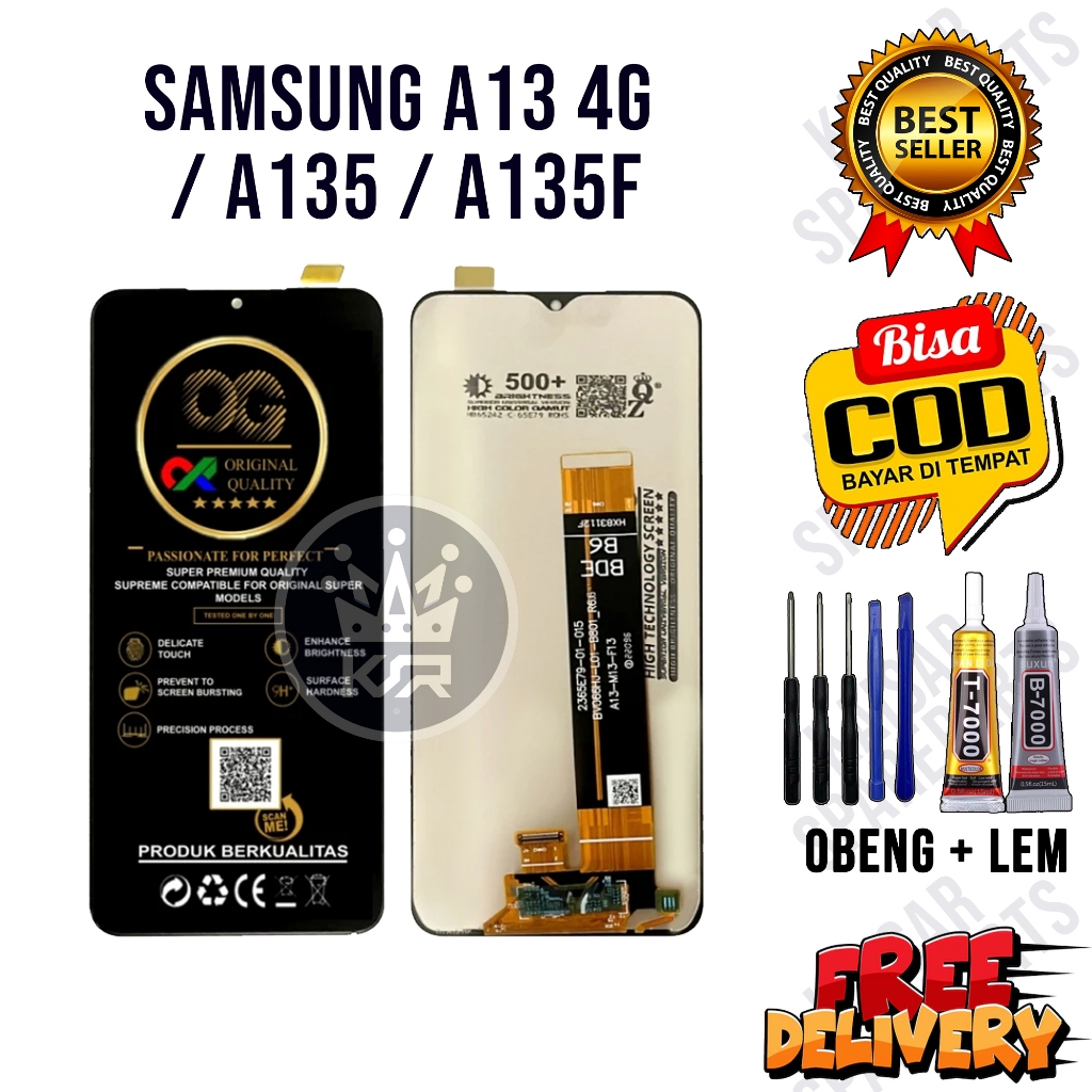 Jual Lcd Touchscreen SAMSUNG A13 4G / A135 / A135F Original OEM Quality ...