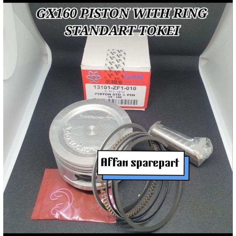 Jual PISTON ASSY STD GX 160 PISTON KOMPLIT MESIN HONDA TIPE ( 5,5 PK ) ASLI TOKEI | Shopee Indonesia