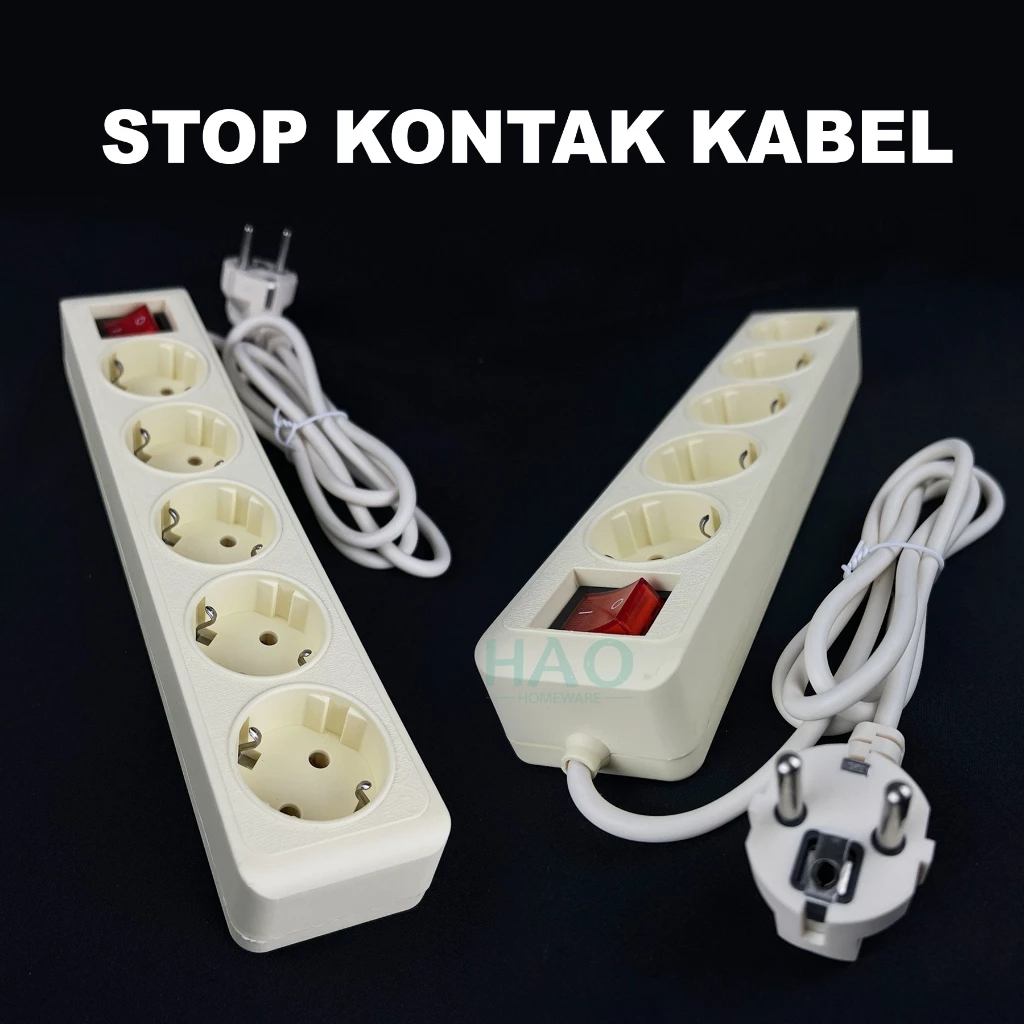 Jual BAS STOP KONTAK + KABEL 5 LUBANG 5 METER SNI Barang Lokal/ COK ...