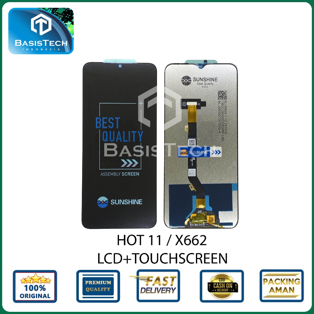 Jual LCD INFINIX HOT 11 X662 - SUNSHINE BEST QUALITY | Shopee Indonesia