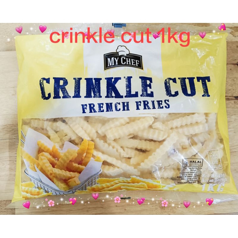 Jual MY CHEF KENTANG CRINKLE CUT 1KG BERLOGO HALAL FUSUPIM MENJADI MENJADI MEREK MYCHEF | Shopee ...