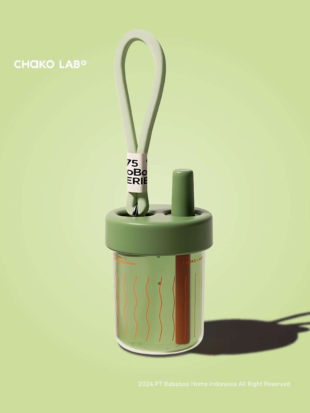 Jual CHAKO LAB Bobo Tritan Cup 450 ml - Green | Shopee Indonesia