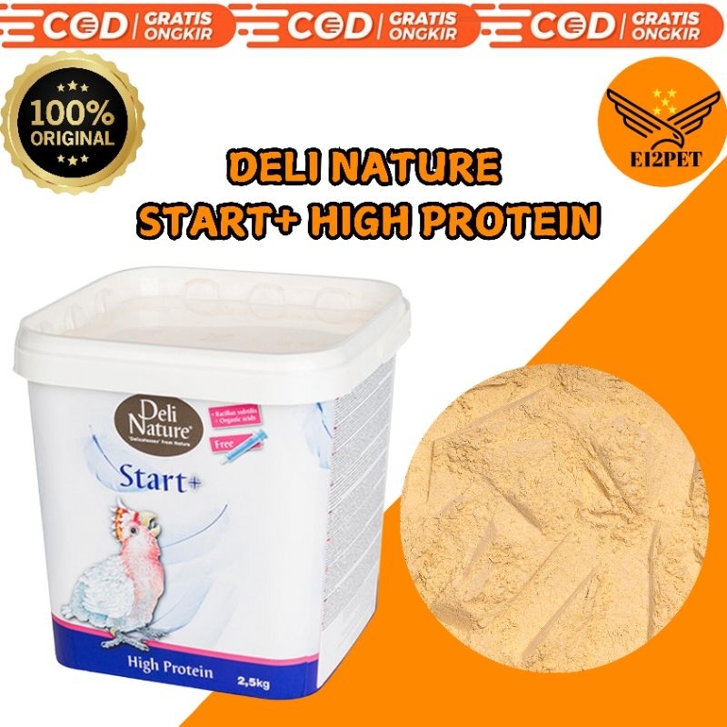 Jual Deli Nature Start+ High Protein 2,5kg Makanan Burung Lolohan ...