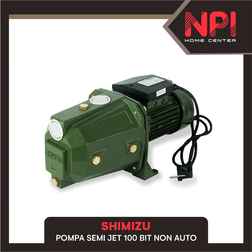 Jual Shimizu - Pompa Air / Semi Jet Pump / Jetpump Sumur Dangkal 100 Bit | Shopee Indonesia