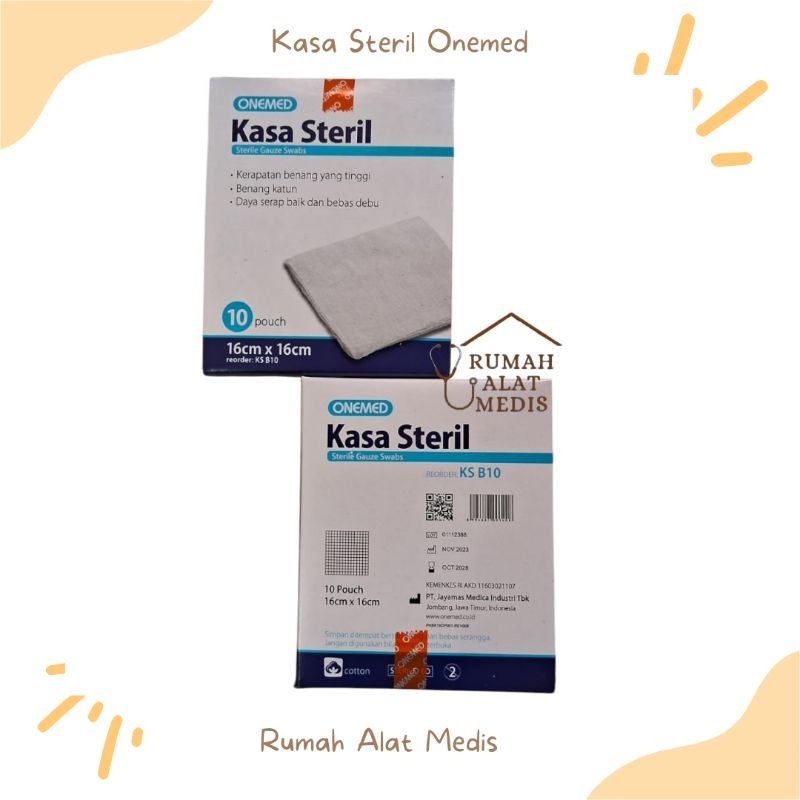Jual Kasa Steril Onemed Kassa Sterille One Med Sterile Gause Swabs ...