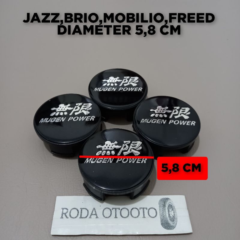 Jual Dop roda tutup velg mobil honda JAZZ,BRIO,MOBILIO,FREED,CITY hitam ...