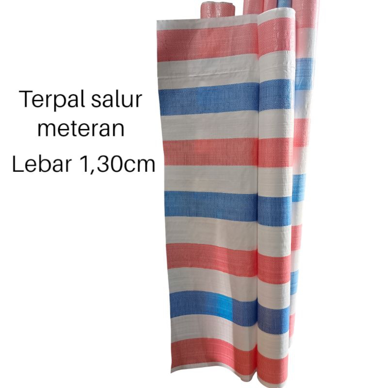 Jual TERPAL SALUR//TERPAL PLAPON//LEBAR 1.30CM | Shopee Indonesia