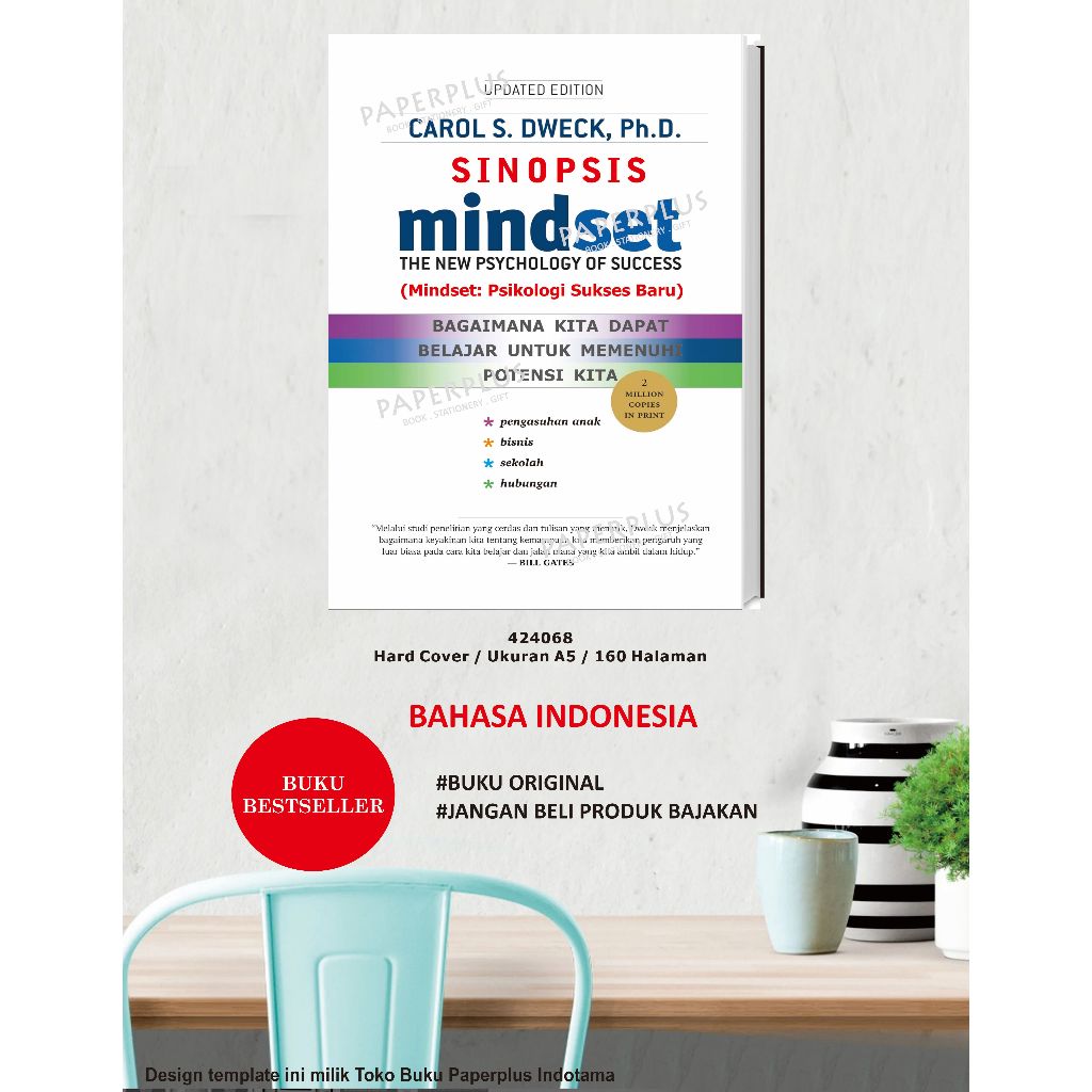 Jual Mindset / Carol S. Dweck, Ph.D. / Buku Motivasi / HC / Sinopsis ...