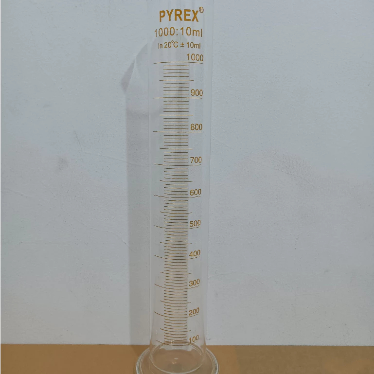 Jual Gelas ukur 1000 ml Pyrex Measuring Cylinder 1000ml Pyrex | Shopee ...