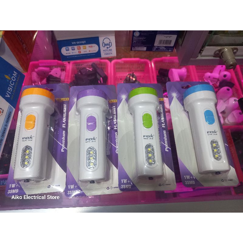 Jual SENTER TANGAN CAS+EMERGENCY FOX mini GE-101 | Shopee Indonesia