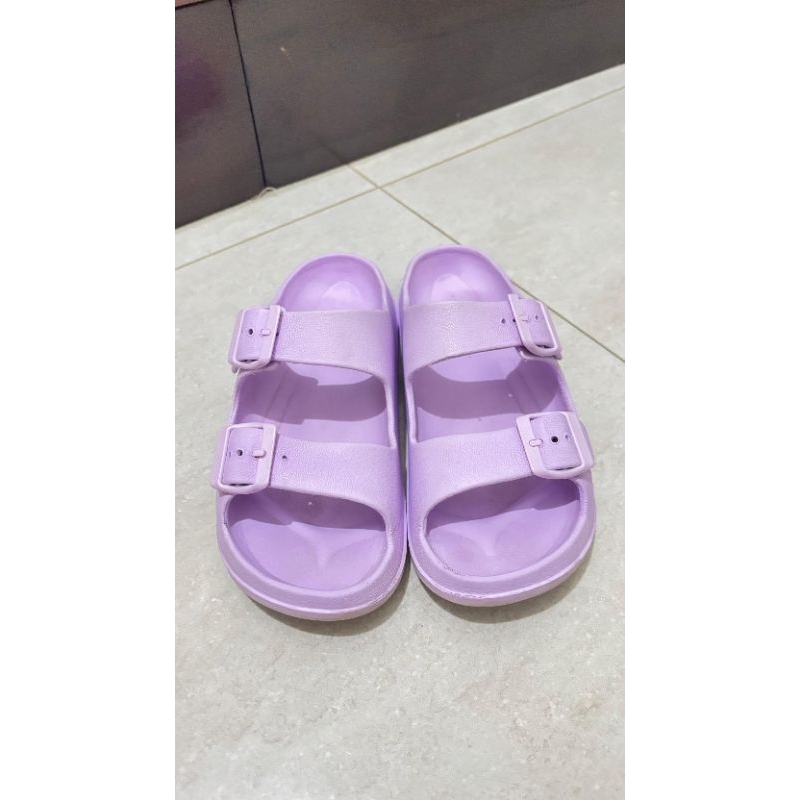 Jual [Pre Loved] Sandal Rubi ukuran 37 warna ungu muda | Shopee Indonesia