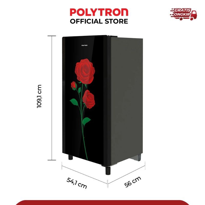 Jual POLYTRON Kulkas 1 Pintu Kapasitas 160 Liter PRA-16 CRX/DRX Garansi ...