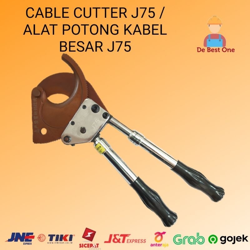 Jual Gunting Potong Kabel Besar Ratchet J75 Bisa Panjang 75mm / Cable ...