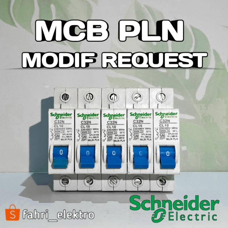 Jual mcb Schneider PLN mudip 2mudip6 | Shopee Indonesia