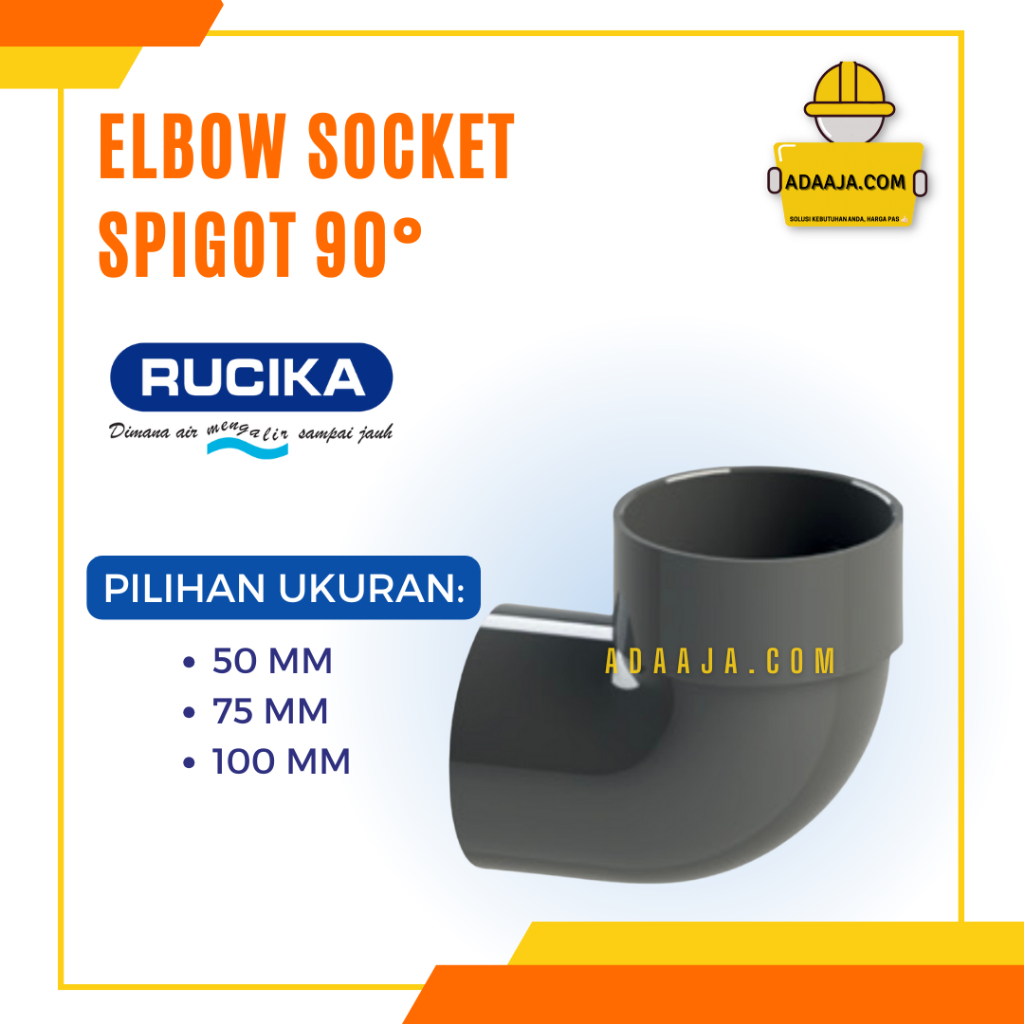 Jual Elbow Socket Spigot 90 Derajat Knee Knie Special Fitting 2" 3" 4 ...