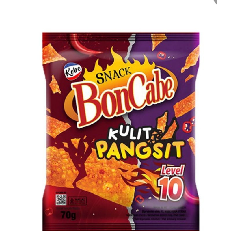 Jual BonCabe Snack Kulit Pangsit Level 10 70 g | Shopee Indonesia